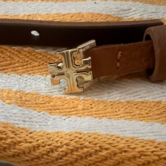 Tory Burch | Accessories | Tory Burch Gold And Tan Belt Accessory ...